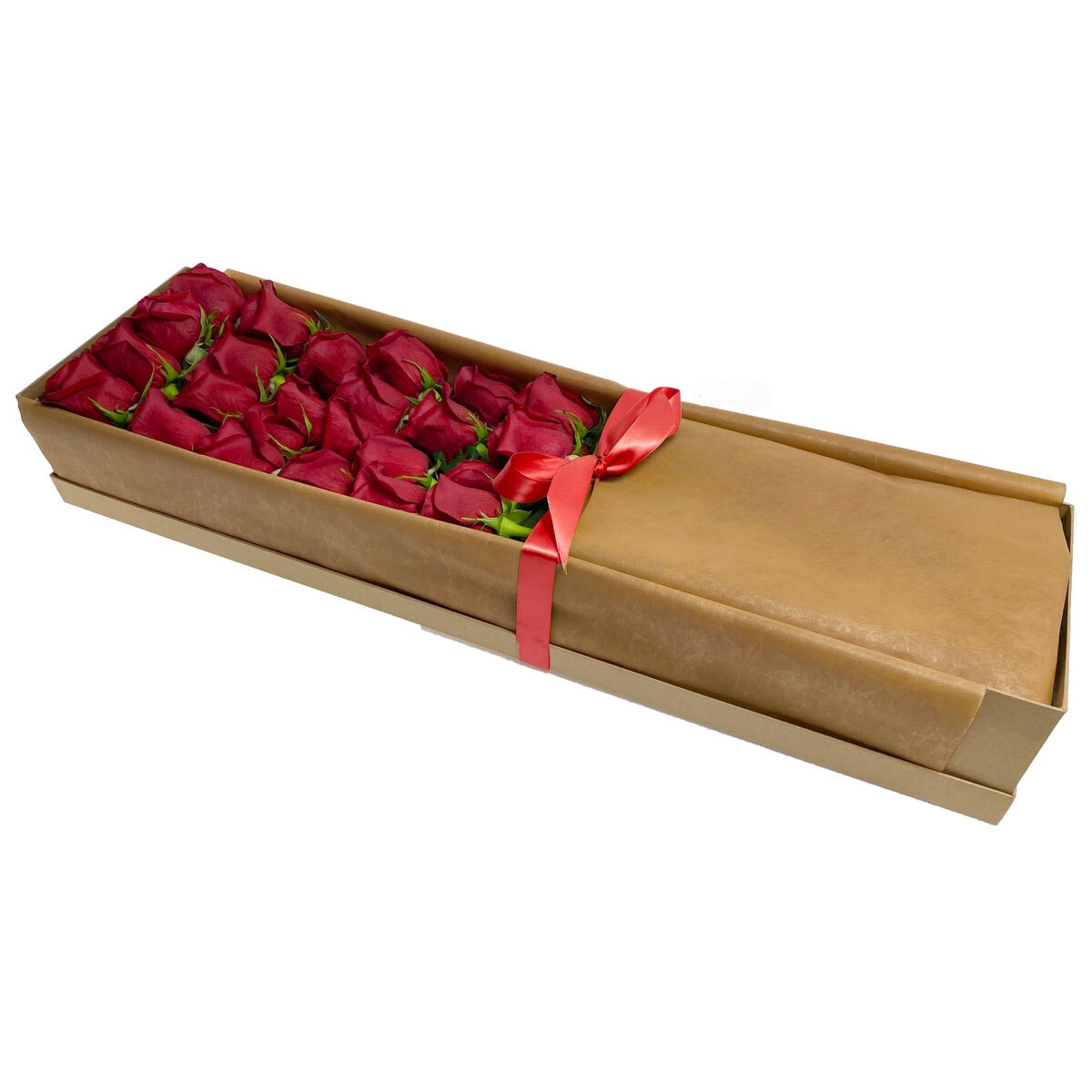 Valentine’s Day 24 Premium Long Stem Roses in Gift Box | Costco Australia