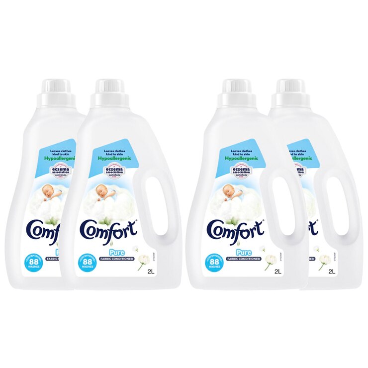 Comfort Pure White Fabric Conditioner 4 x 2L | Costco Australia