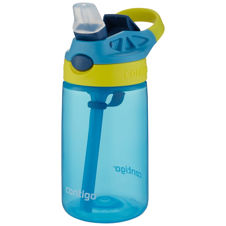 Contigo Kids' Gizmo Water Bottles 3 x 414ml Green, Blue & Navy | Costco ...