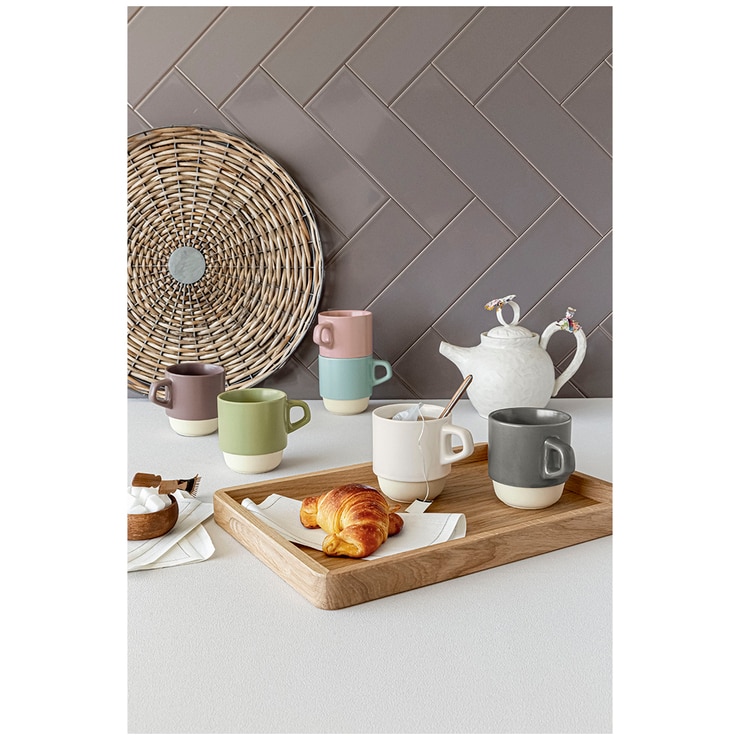 overandback Coffee Hub Stackable Mug Set 6pk | Costco Australia