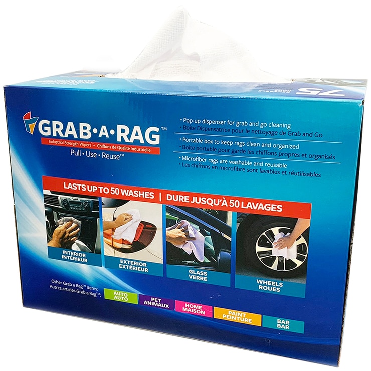 Grab a Rag Microfibre Cloth Dispenser 75pk | Costco Australia