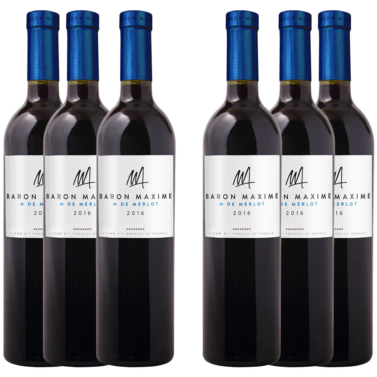 Baron Maxime Merlot Vin De France 12 x 750ml | Costco Australia