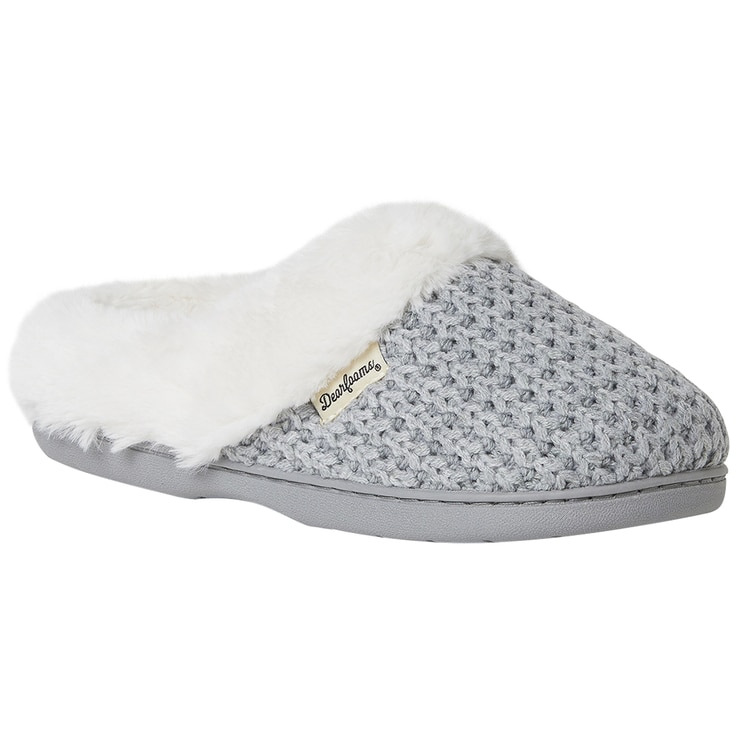Dearfoam Women's Slippers Claire Light Grey | Costco Australia
