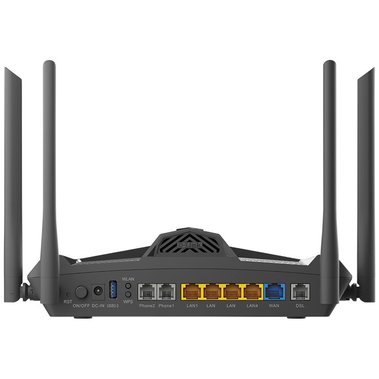 D-Link AX1800 Wi-Fi 6 ADSL2VDSL2+ Modem Router with VoIP DSL-X1852E D-Link AX1800 Wi-Fi 6 ADSL2VDSL2+ Modem Router with VoIP DSL-X1852E