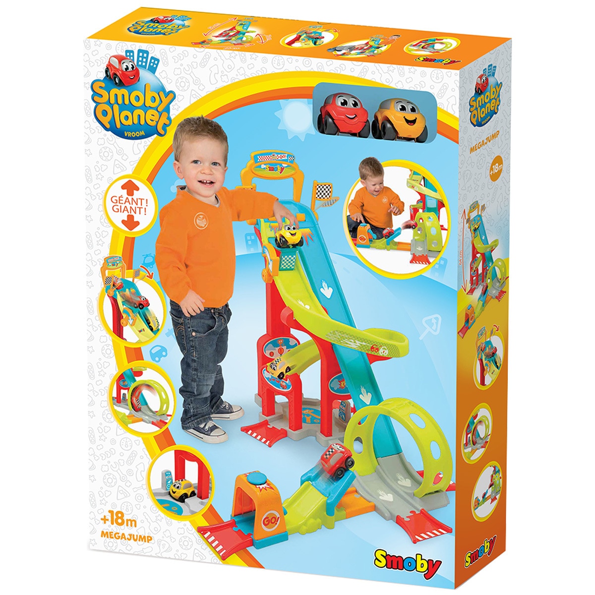 Smoby Vroom Planet Mega Jump Toy Car Race Track | Costco Australia