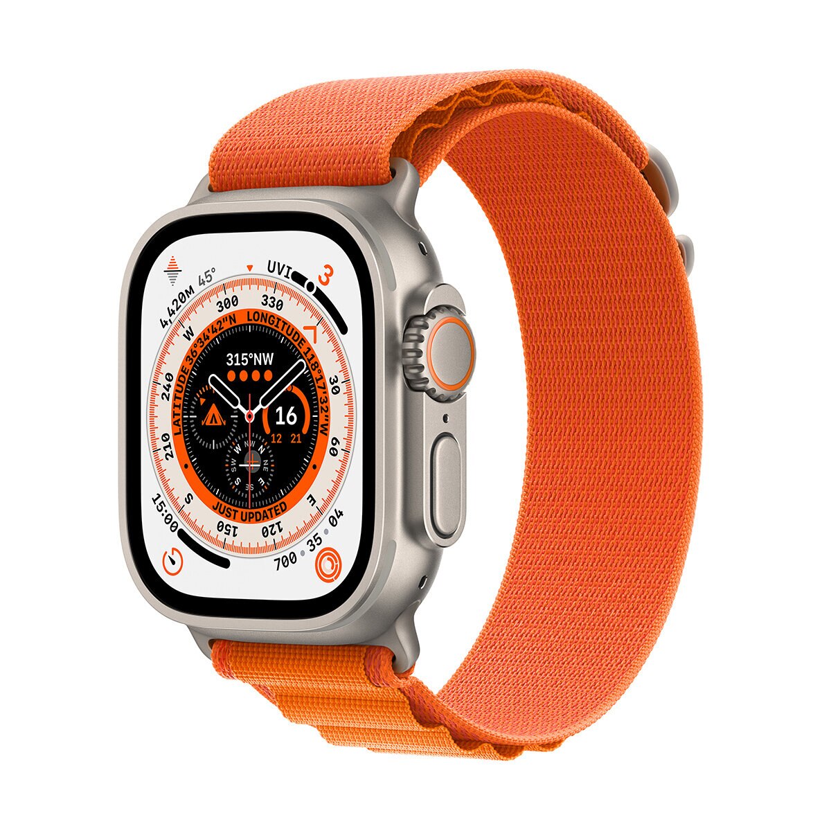 Apple Watch Ultra GPS + Cellular 49mm Titanium Case with ...