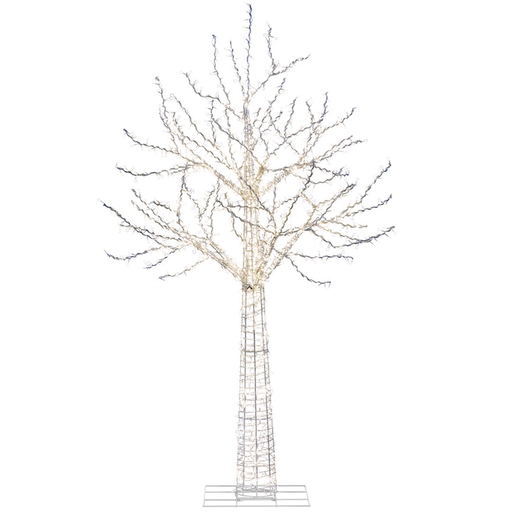 Twinkling Twig Tree with 1600 Warm White LED Lights 213cm | Costco ...