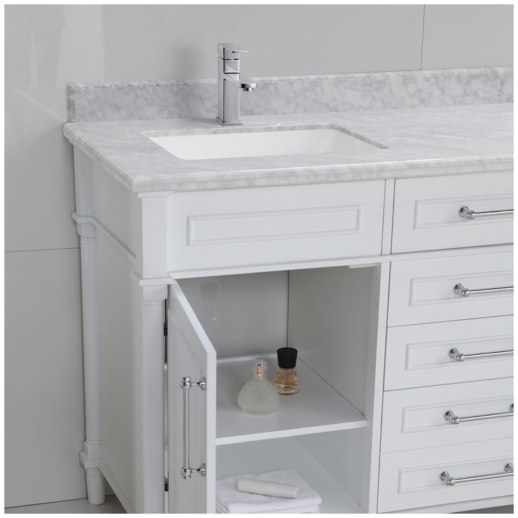 OVE Duchess 1524mm Double Basin White Vanity | Costco Australia