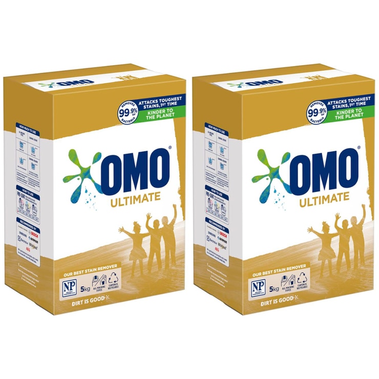 OMO Ultimate Laundry Detergent Powder 2 x 5kg | Costco Australia