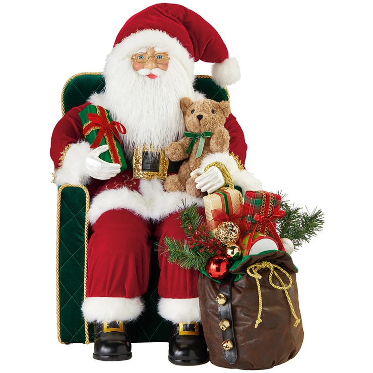 Fabric Santa Christmas Decoration | Costco Australia