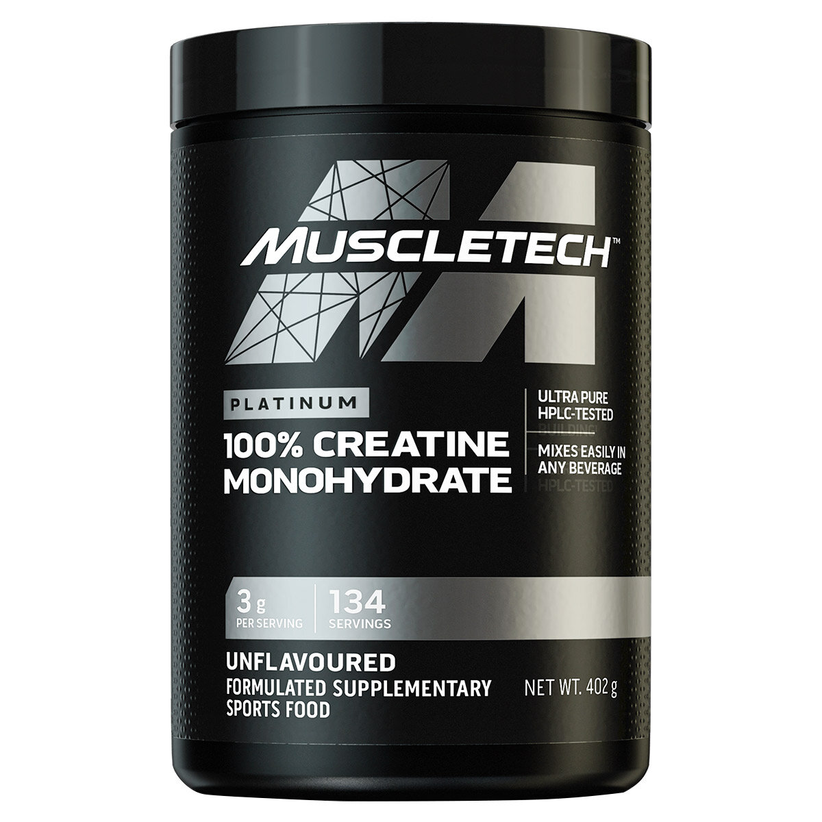 Muscletech 100% Creatine Monohydrate Unflavoured 402g | C...