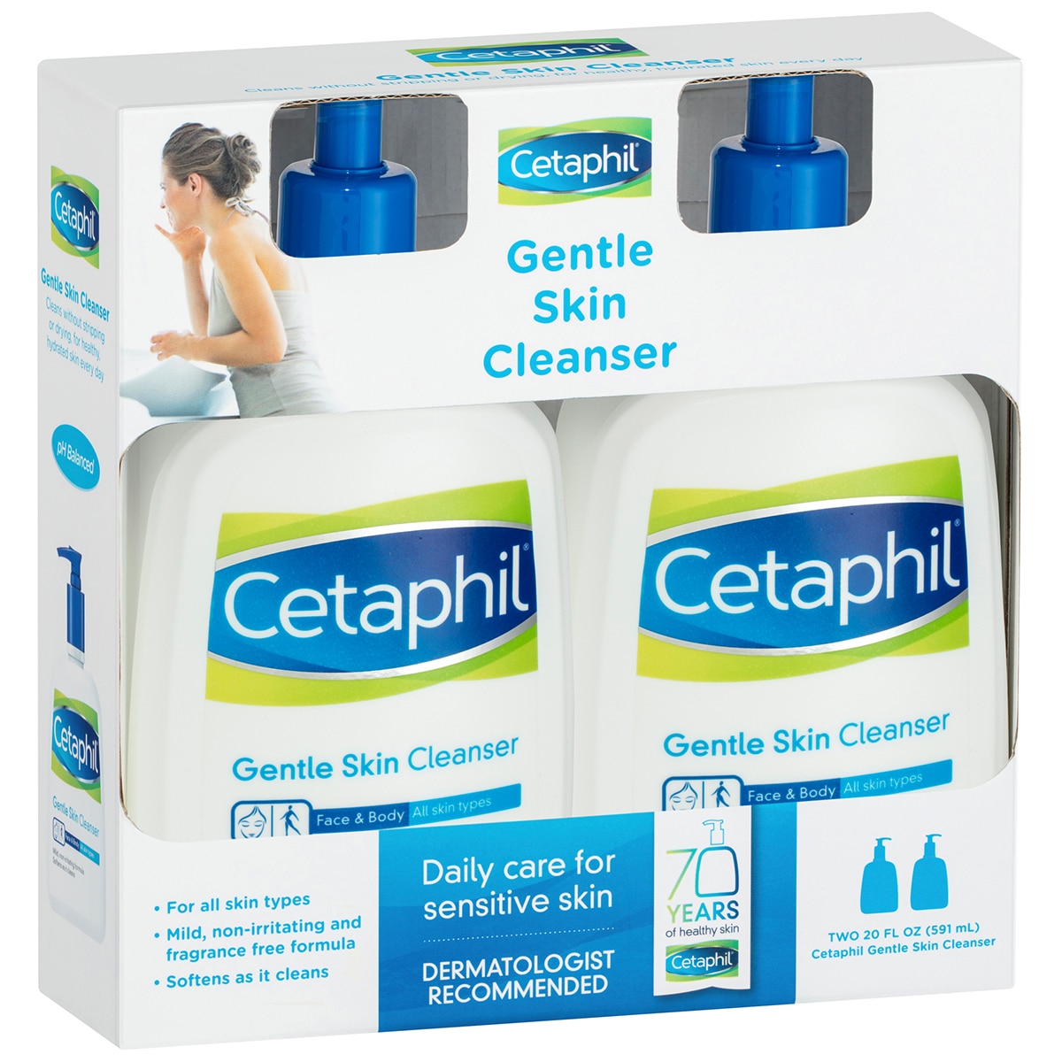 Cetaphil Gentle Skin Cleanser 2 x 591ml | Costco Australia