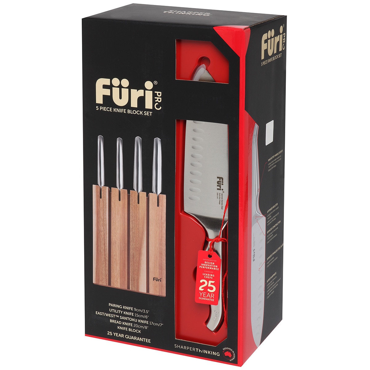 Furi Pro Segmented Knife Block Set 5pc | Costco Australia