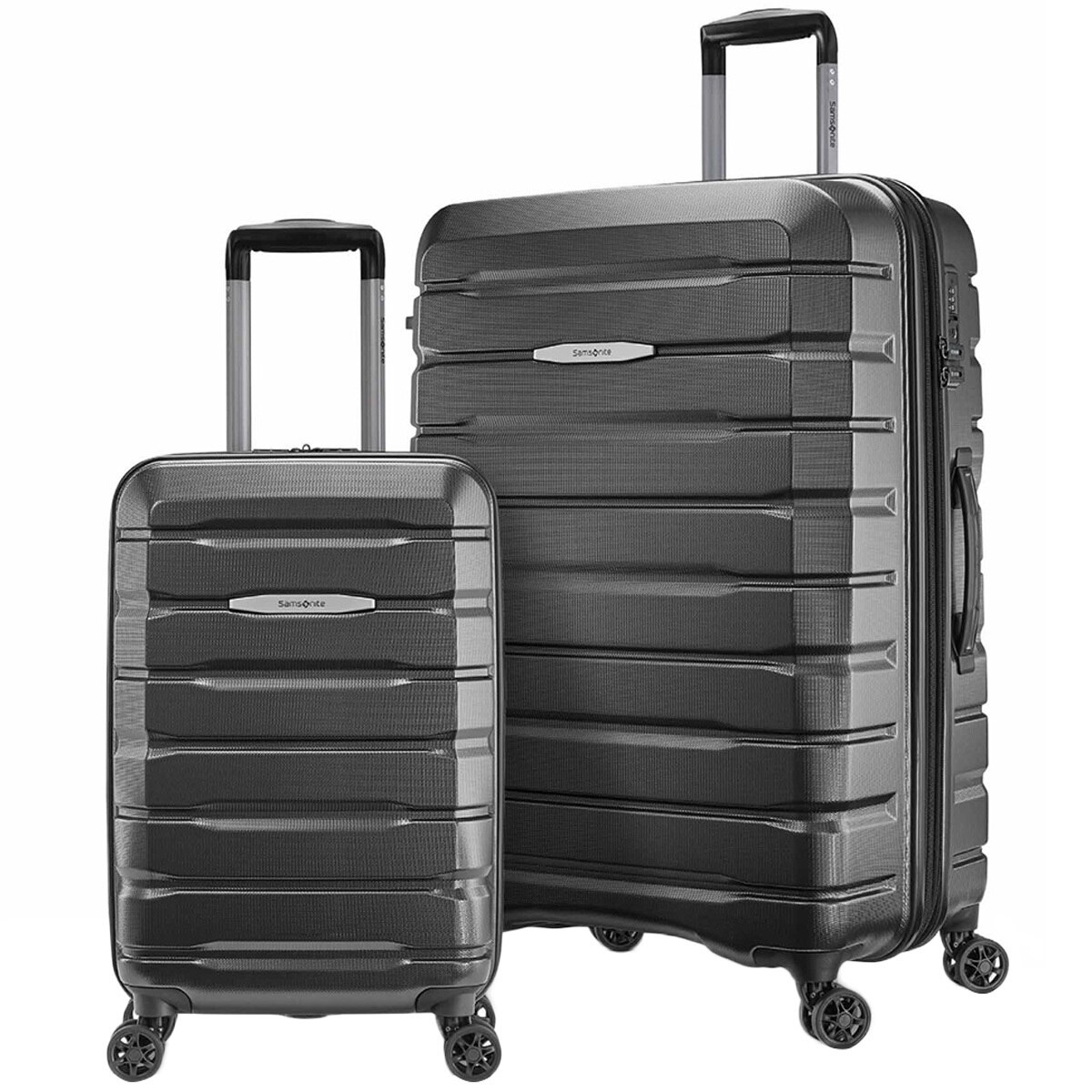 Samsonite Tech Two Hardside Luggage Large Carry On 2pc Grey Co Samsonite Tech Two Hardside Luggage Large Carry On 2pc Grey Co