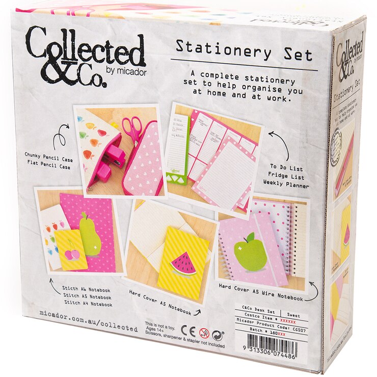 Collected Co Stationery Set 10pc Costco Australia Collected Co Stationery Set 10pc Costco Australia