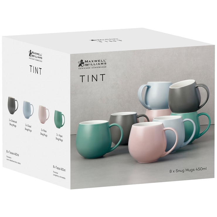 Maxwell & Williams Tint Snug Mug Set 8pc | Costco Australia