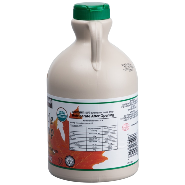 Kirkland Signature Organic Maple Syrup 1L | Costco Australia