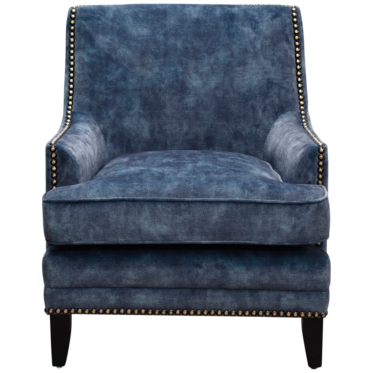 Moran Carter Fabric Chair with Studs - Lovely Atlantic | Costco Au...