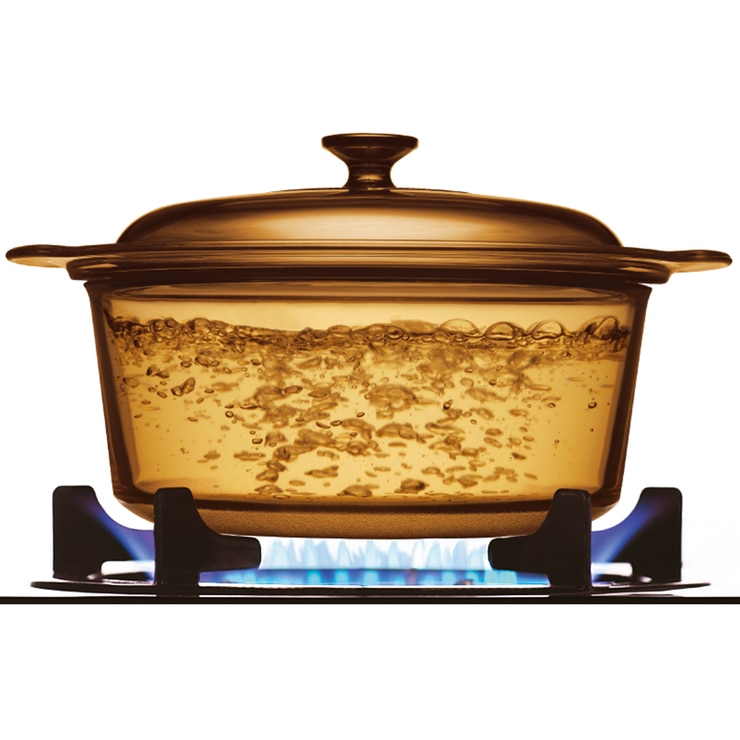 Visions 5L Pyroceram Glass Covered Dutch Oven | Costco Australia