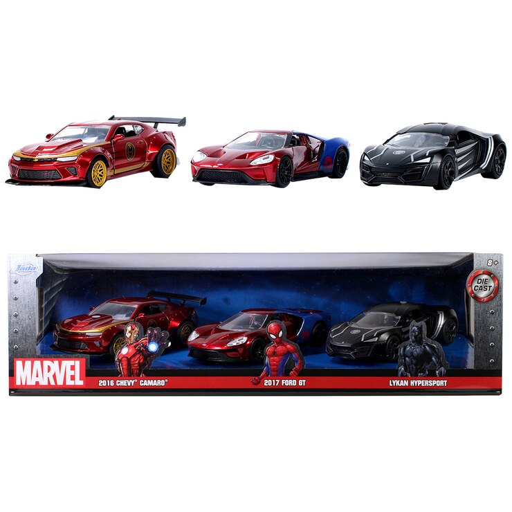 Licensed 1:32 Die Cast Vehicles 3pk Marvel | Costco Australia
