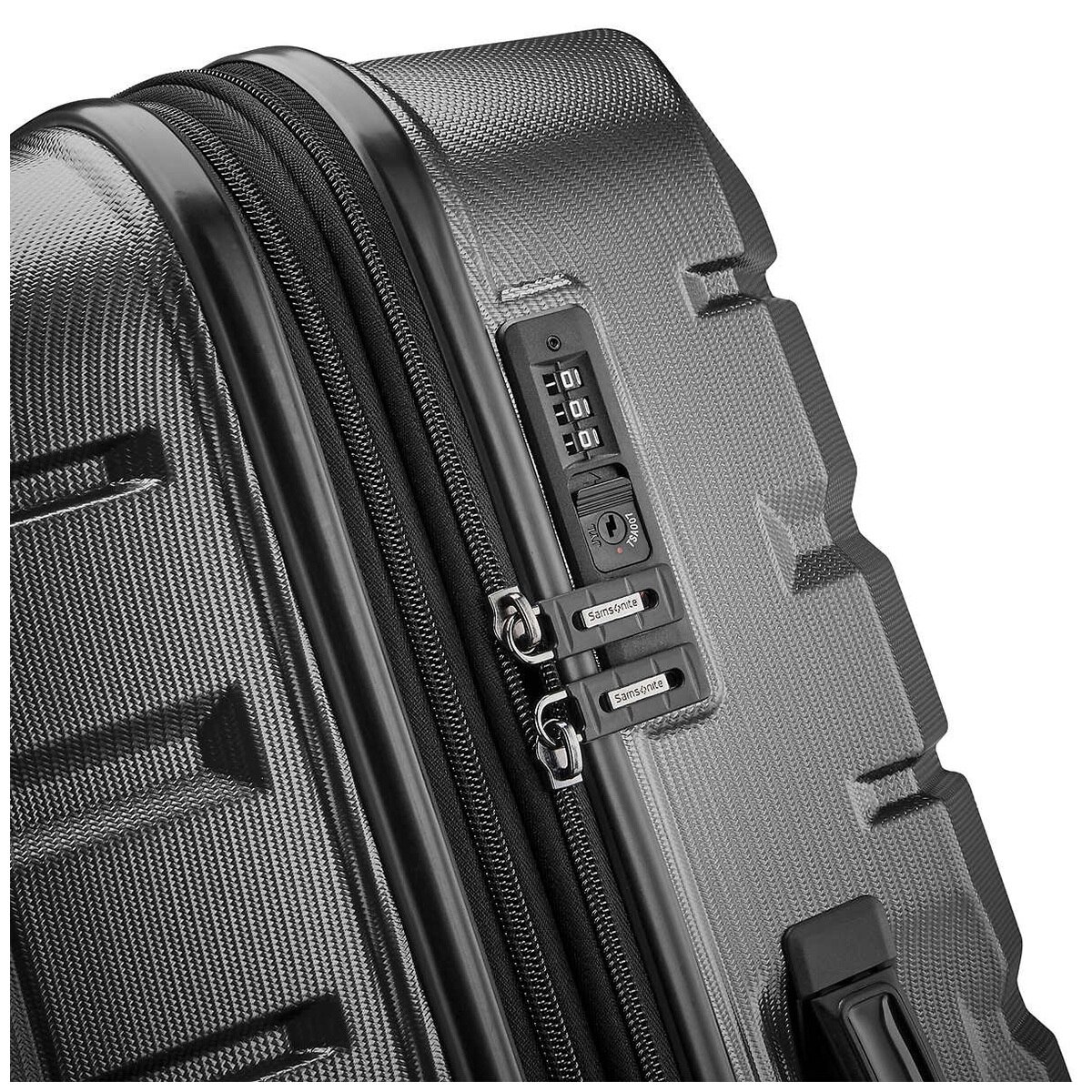 Samsonite Tech Two Hardside Luggage Large Carry On 2pc Grey Costco Samsonite Tech Two Hardside Luggage Large Carry On 2pc Grey Costco