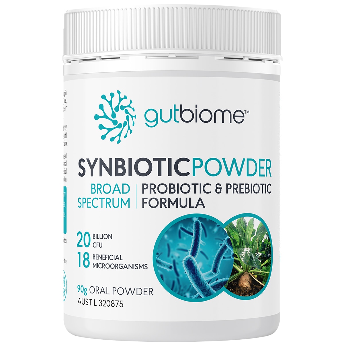 Gutbiome Synbiotic Powder Broad Spectrum Probiotic & Prebiotic For...