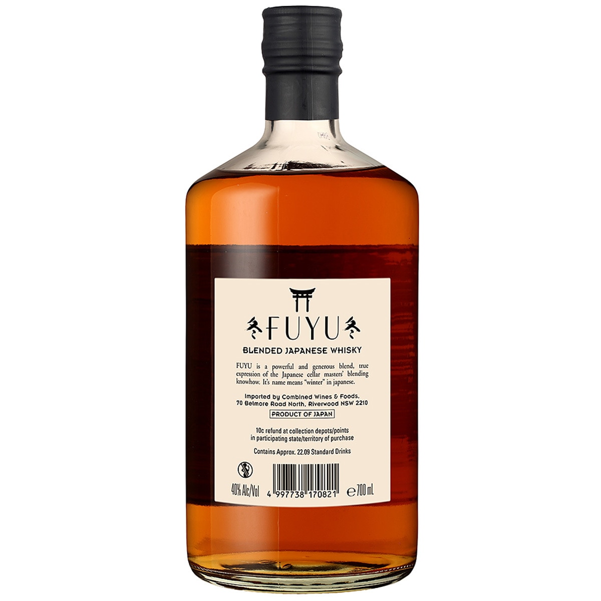 FUYU Japanese Whisky 700ml | Costco Australia