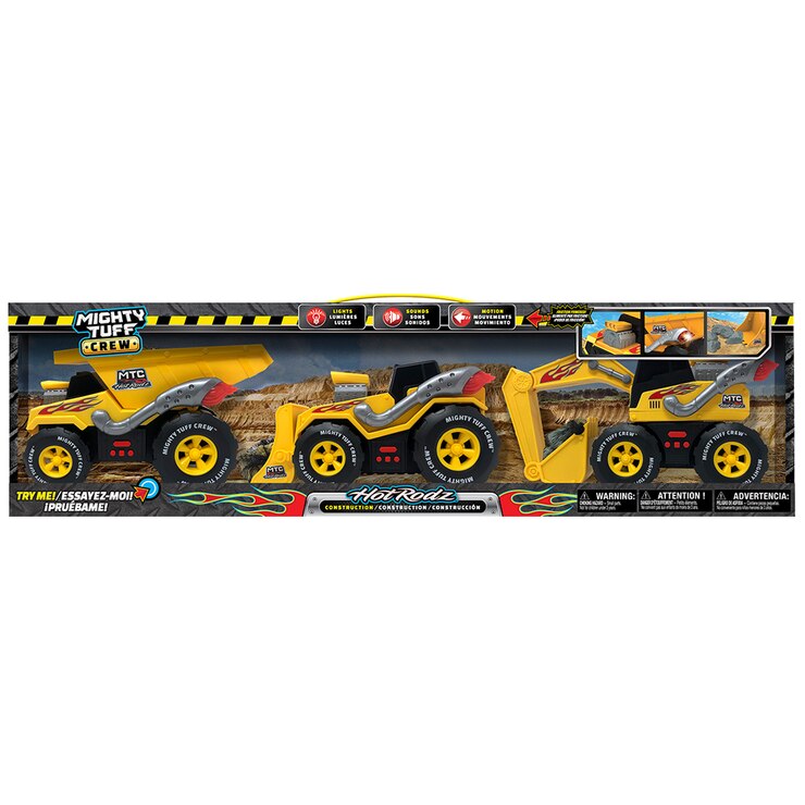 Mighty Tuff Crew Hot Rodz Vehicles 3pk | Costco Australia