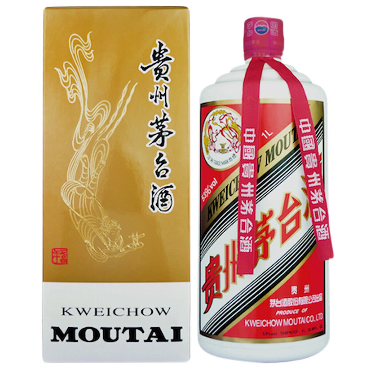 Kweichow Moutai Flying Fairy Baiju 53% 1L | Costco Australia