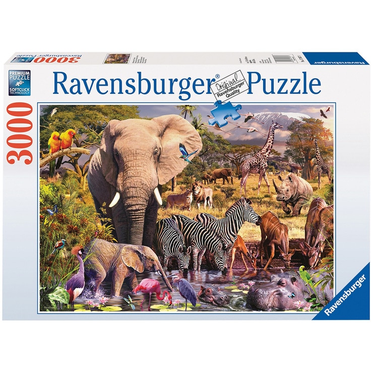 Ravensburger African Animal World Puzzle 3000pc Jigsaw Puzzle | Costco ...