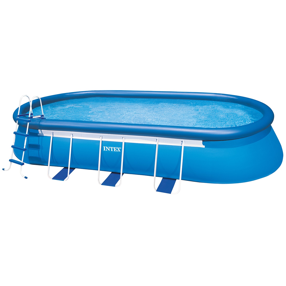 Intex Oval Frame Pool Set 6.10 x 3.66 x 1.22M | Costco Australia