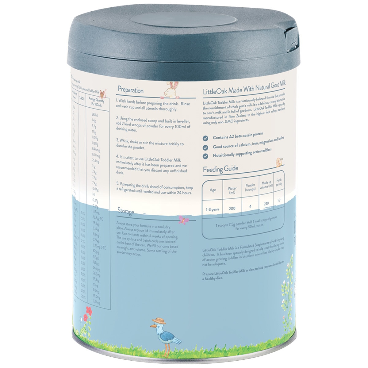 LittleOak Natural Goat Milk Toddler Formula Stage 3 (12 Months ...