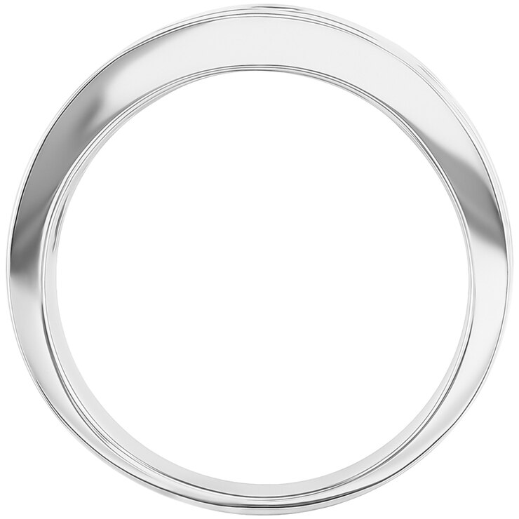 18KT White Gold 0.33ctw Princess Cut Diamond Mens Ring | Costco Australia